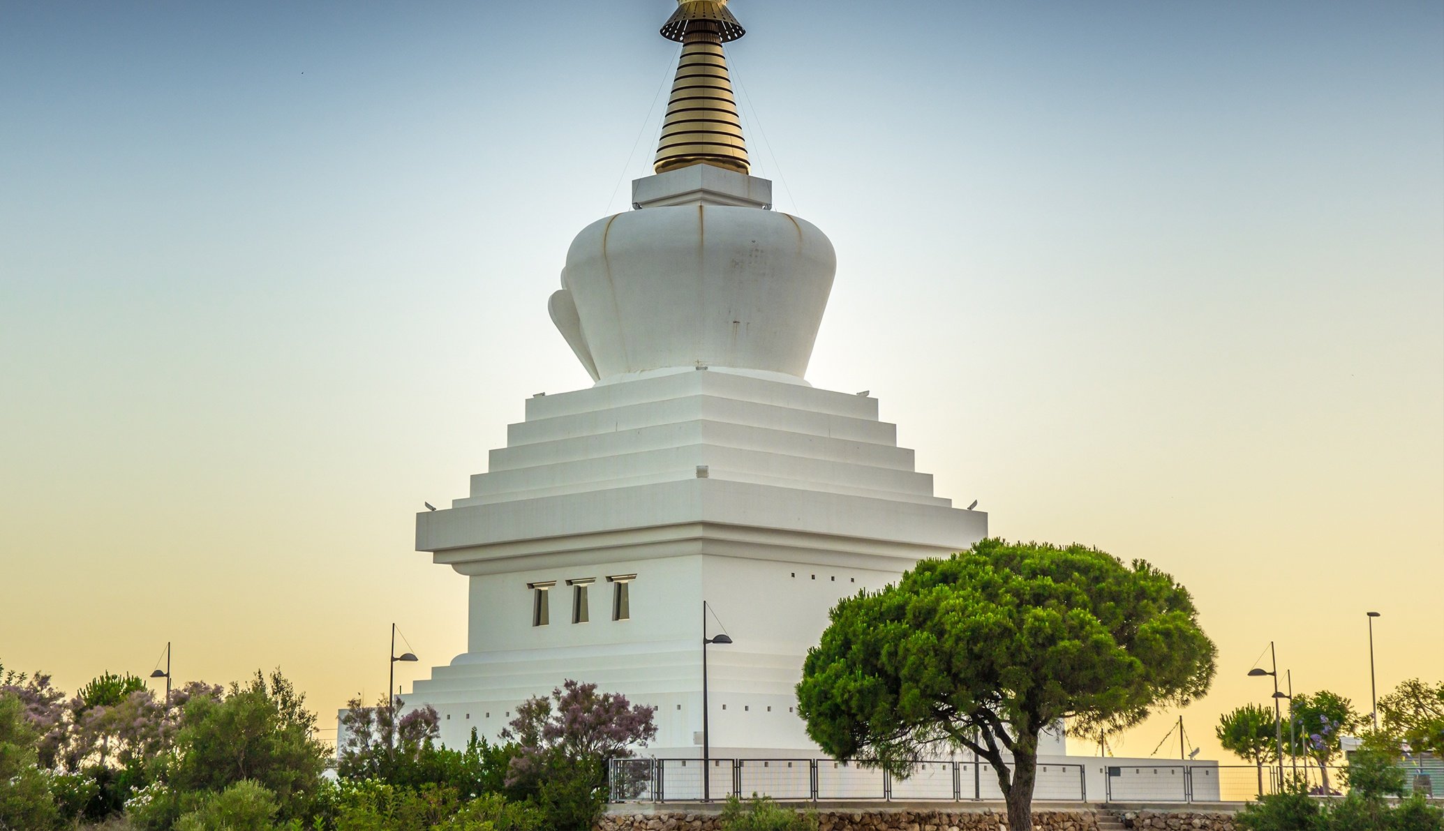 The Europe's largest Buddhist temple is in Benalmádena The Europe's largest Buddhist temple is in Benalmádena